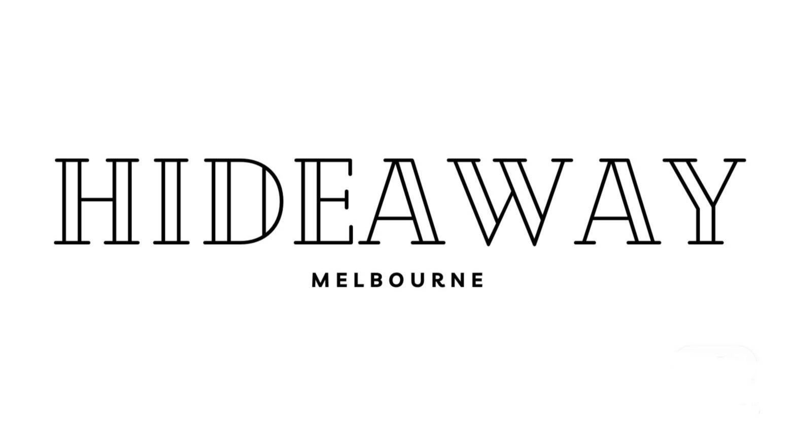 HIDEAWAY MELBOURNE logo